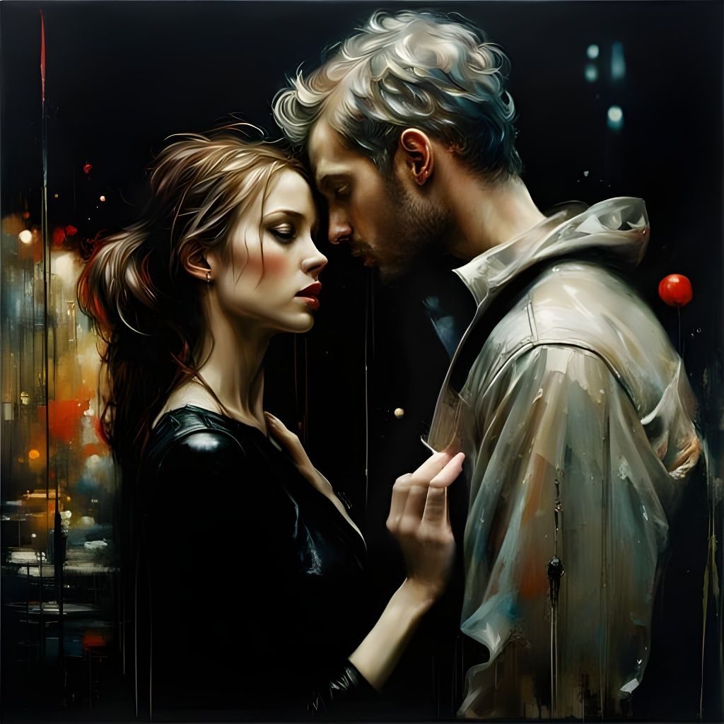 Two lovers - AI Generated Artwork - NightCafe Creator