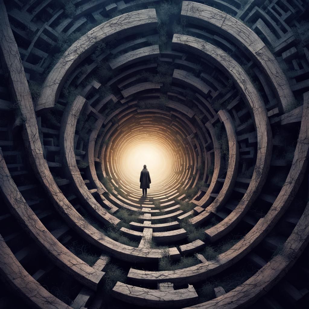 Labyrinth (3/3) - AI Generated Artwork - NightCafe Creator