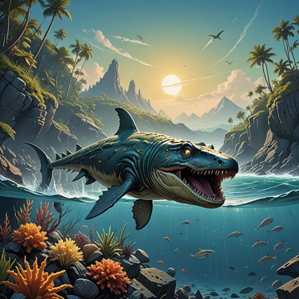 Mosasaurus - Mosasaurus