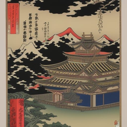 Japanese traditional art - AI Generated Artwork - NightCafe Creator