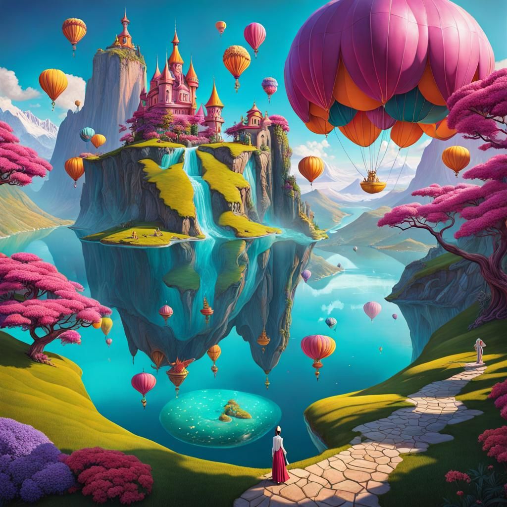 Utopian World - AI Generated Artwork - NightCafe Creator