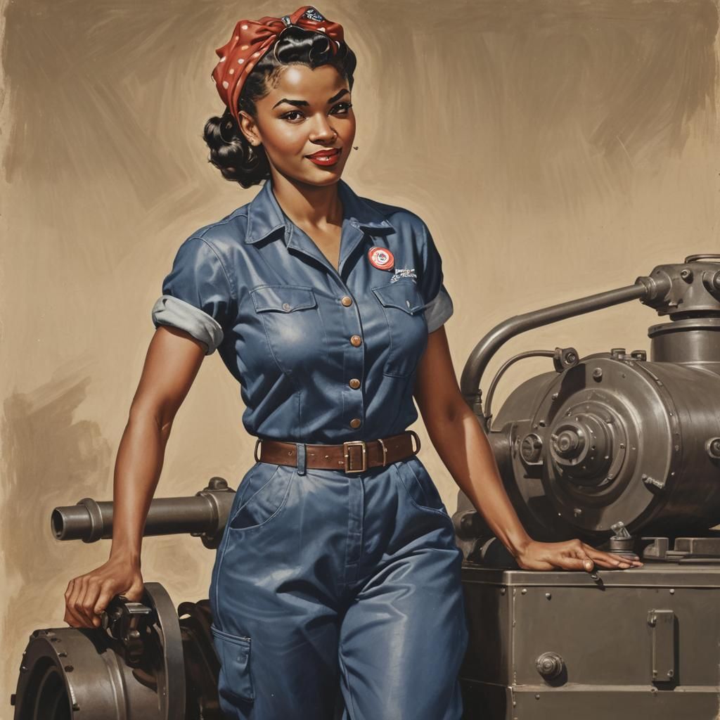 Rosie the Riveter - AI Generated Artwork - NightCafe Creator