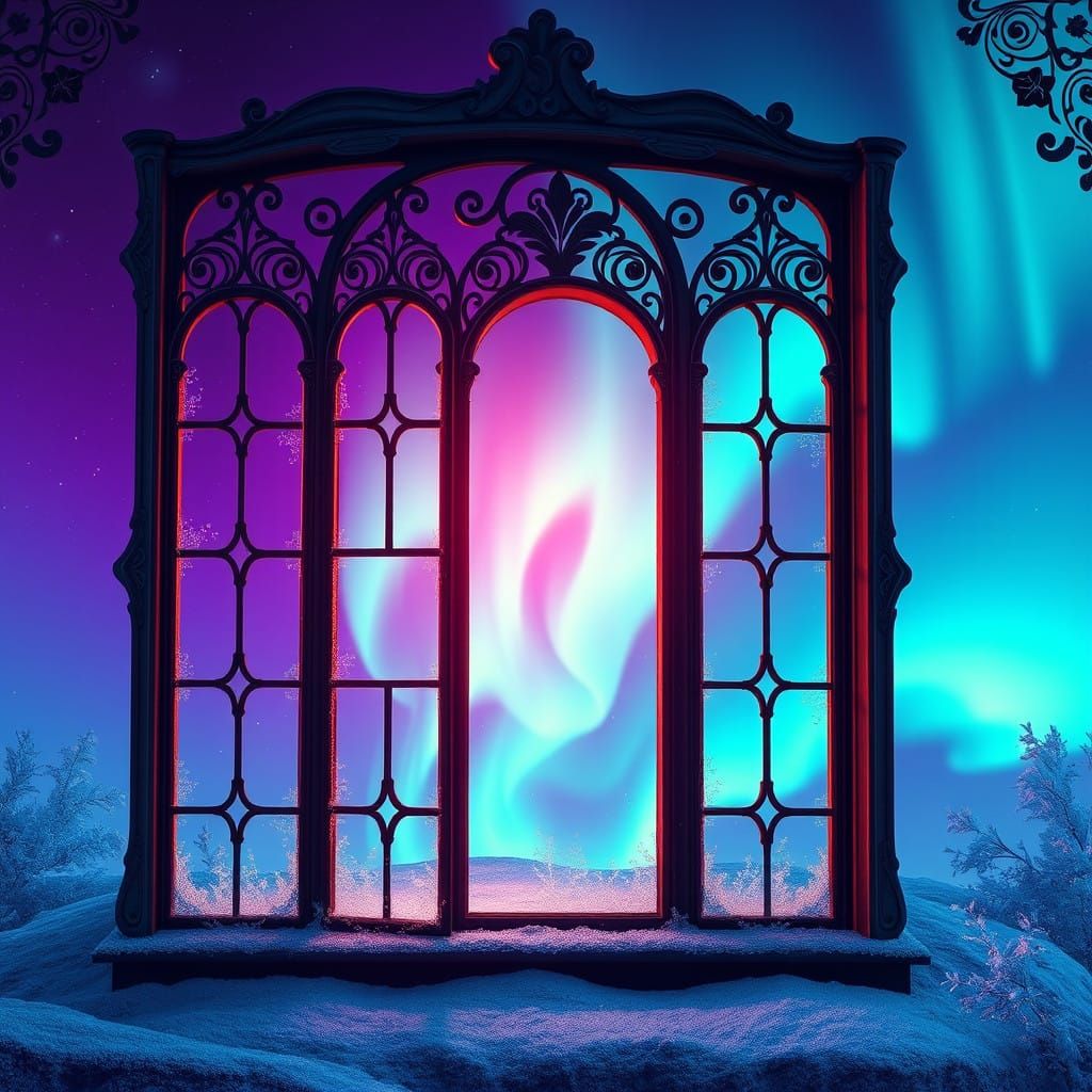 Windows with Aurora view - Surreal Windows Capture the Ether...