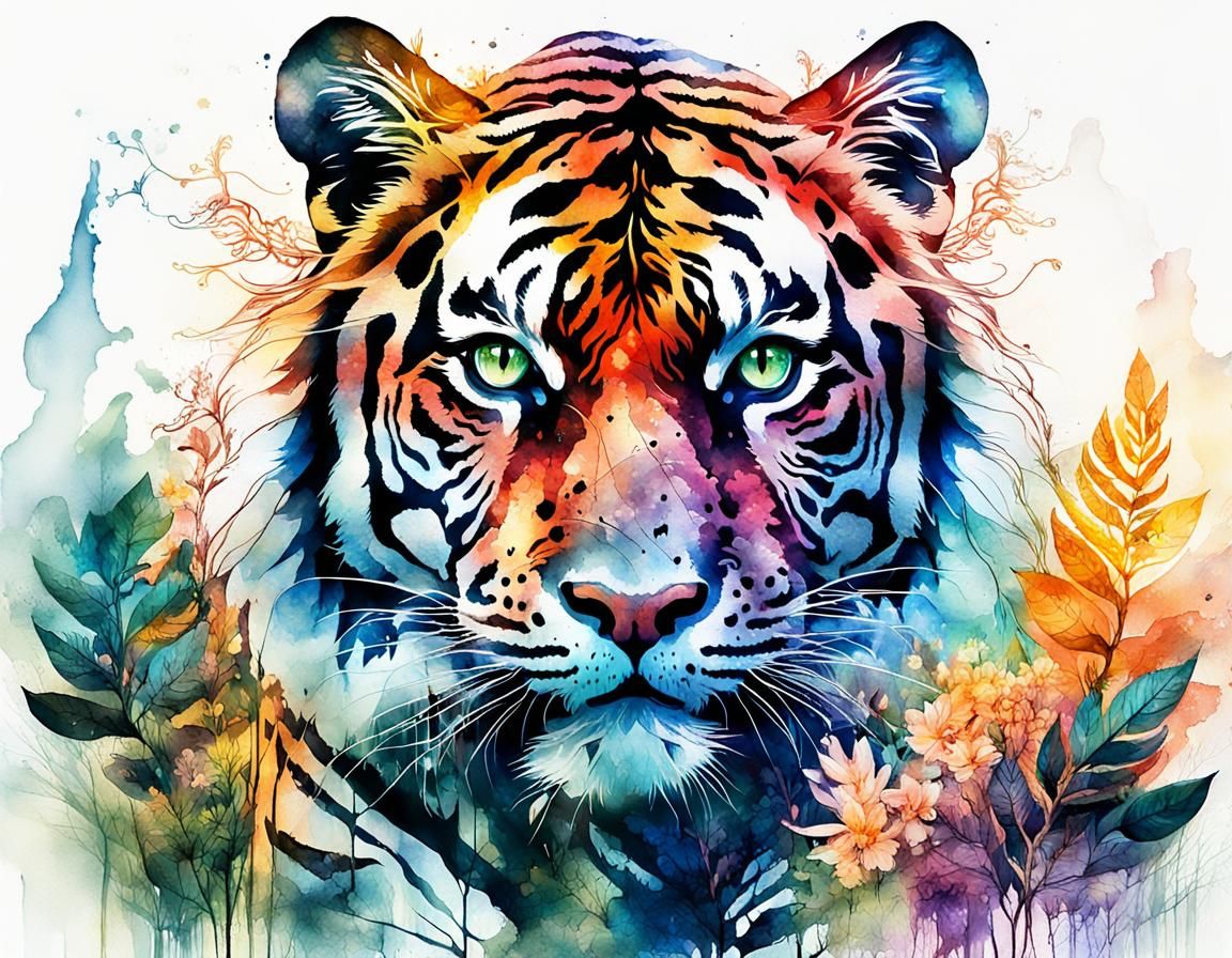 Tiger - AI Generated Artwork - NightCafe Creator