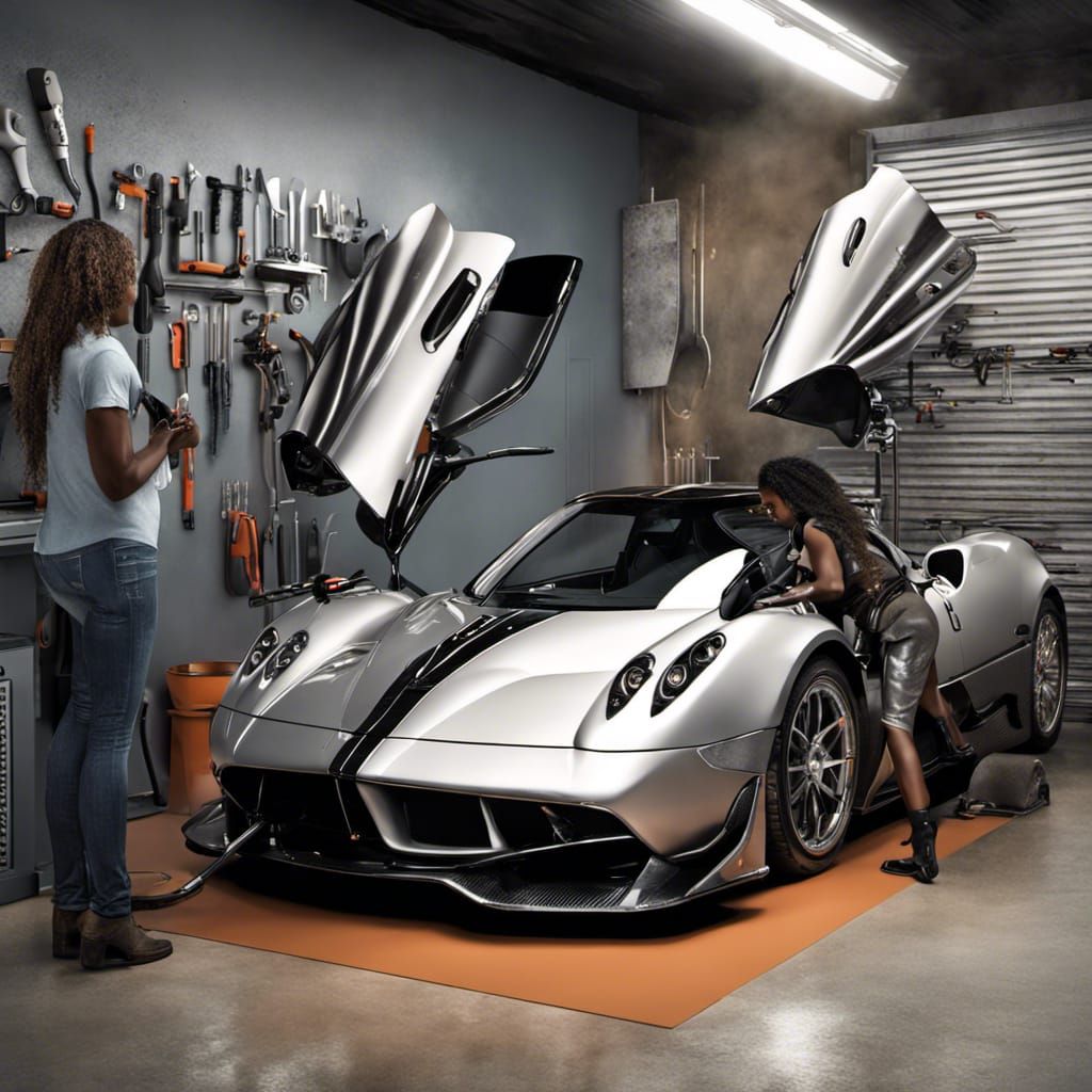 2017 Pagani Huayra BC - AI Generated Artwork - NightCafe Creator