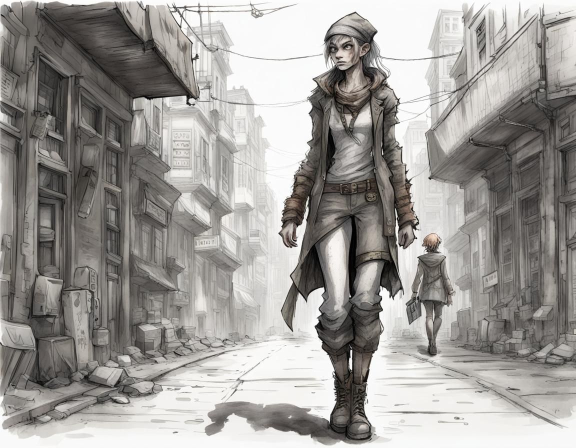 She-Elf healer concept sketches. Urban fantasy - AI Generated Artwork ...