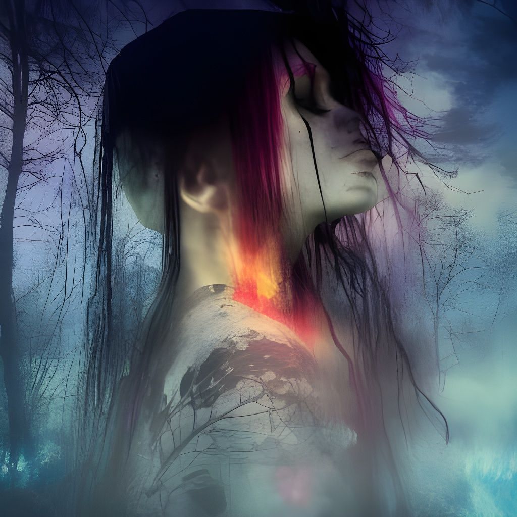 Behind These Wounds gothic art romanticism mysterious colorful ...