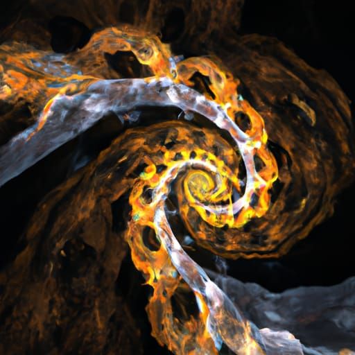 Delicate fractal hyperfine structure 2 - AI Generated Artwork ...