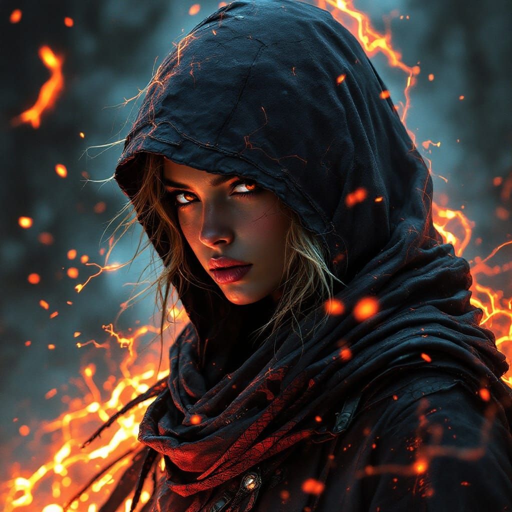 Rogue assassin III - Ethereal Assassin Queen in Anime Style