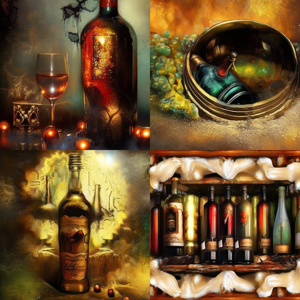 Wine Experiments - AI Generated Artwork - NightCafe Creator