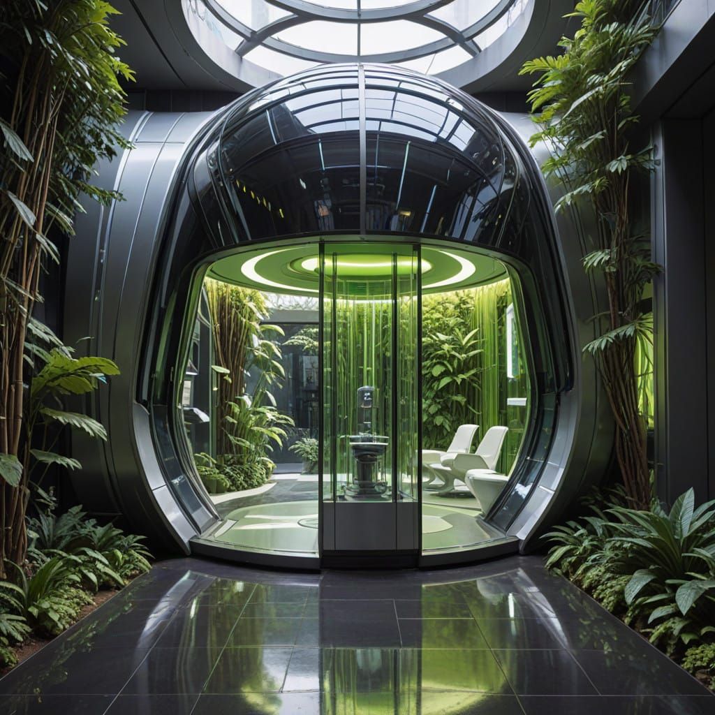 Revolving doors that produce green energy are an innovative concept ...