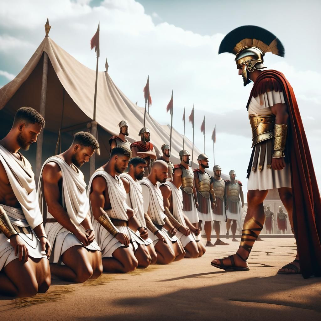 Decimation pose - AI Generated Artwork - NightCafe Creator