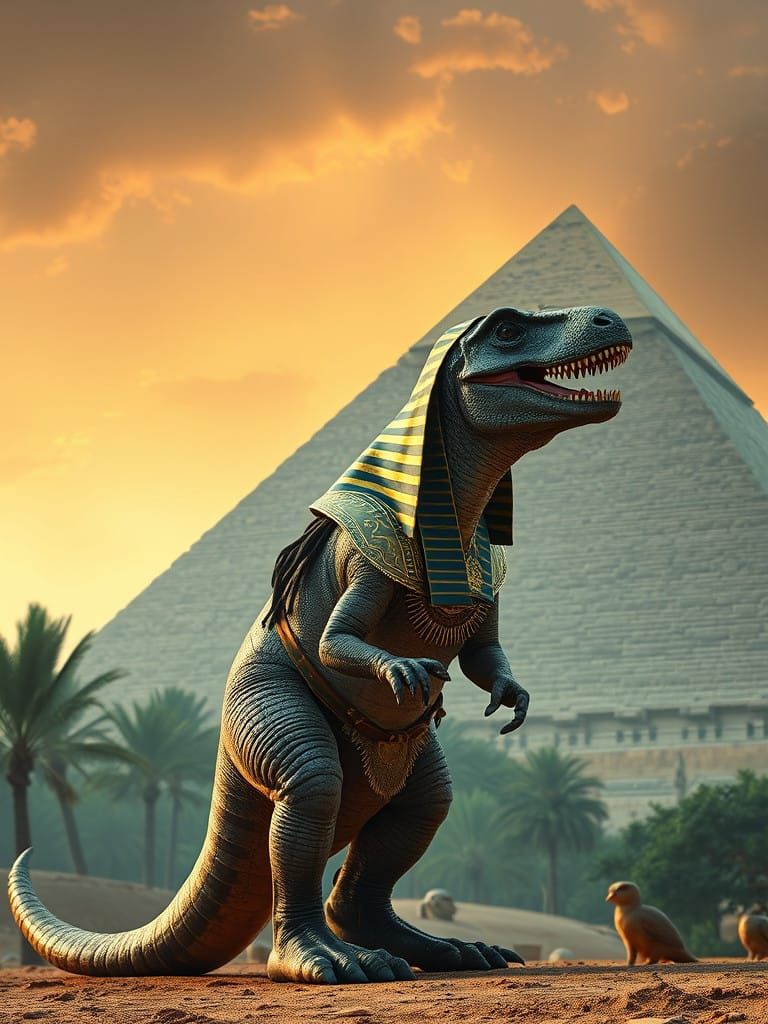 Ancient Priest III - Ancient Dinosaur Priest Performing Epic...