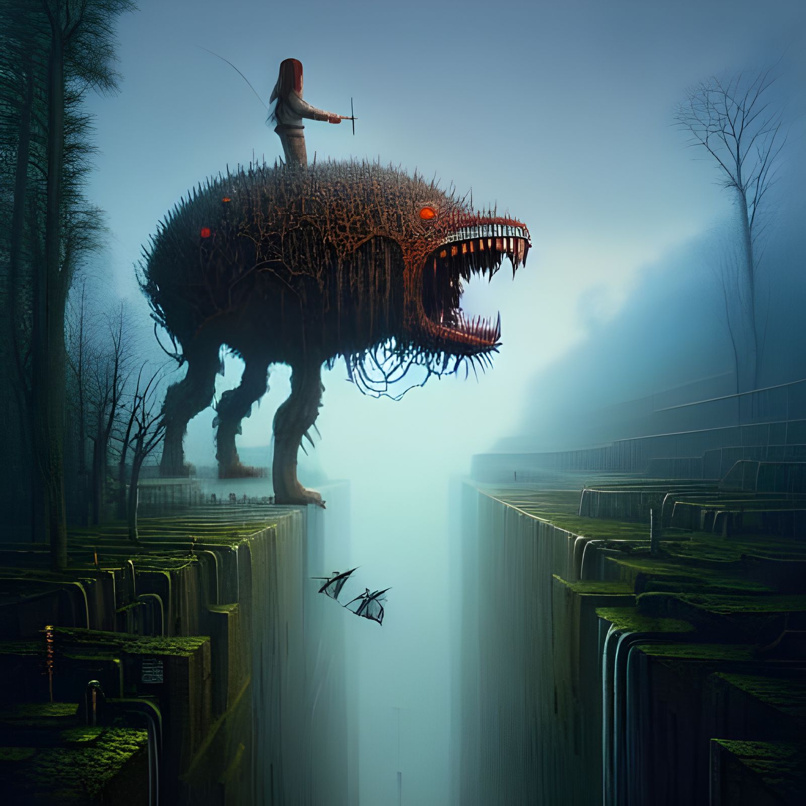 Taming The AI Beast - AI Generated Artwork - NightCafe Creator