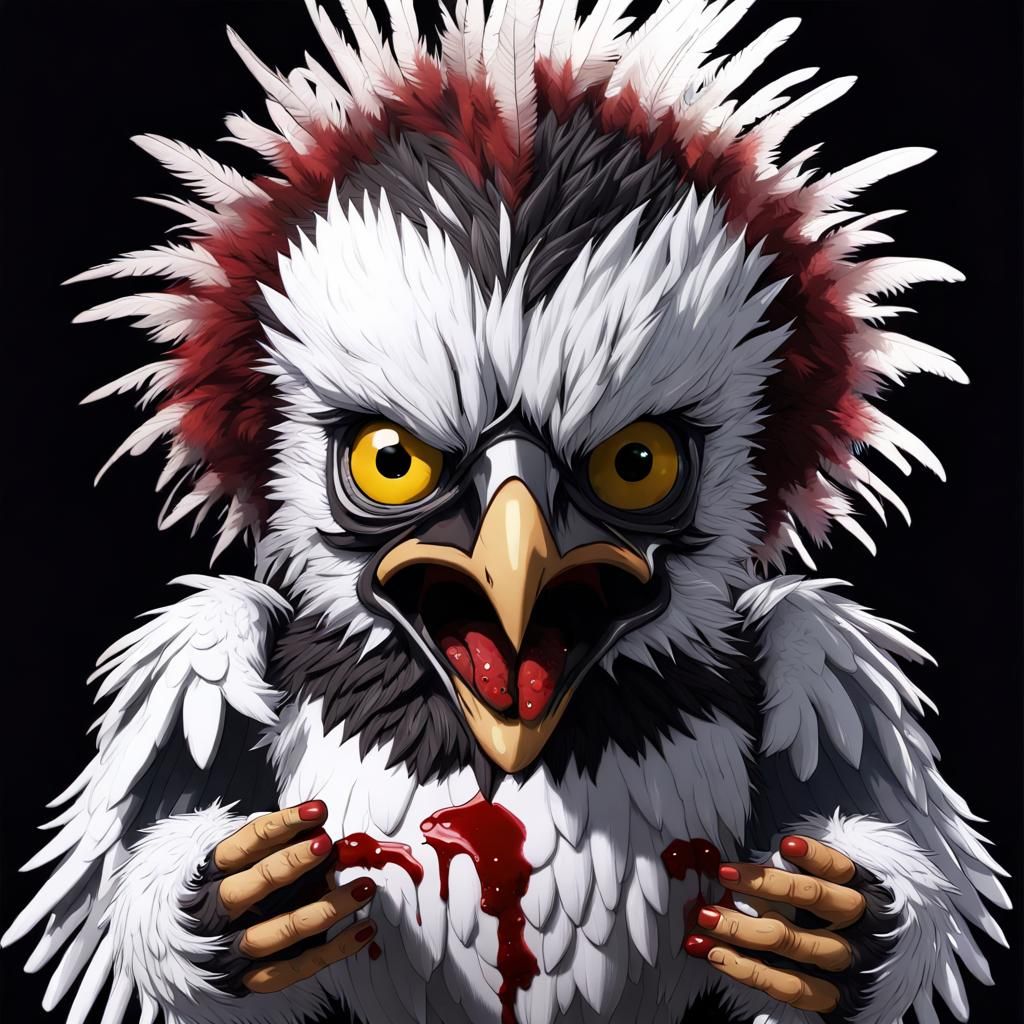 adorable Deathnote bloody baby Bald Eagle-Ryuk: Feathered keeper of ...