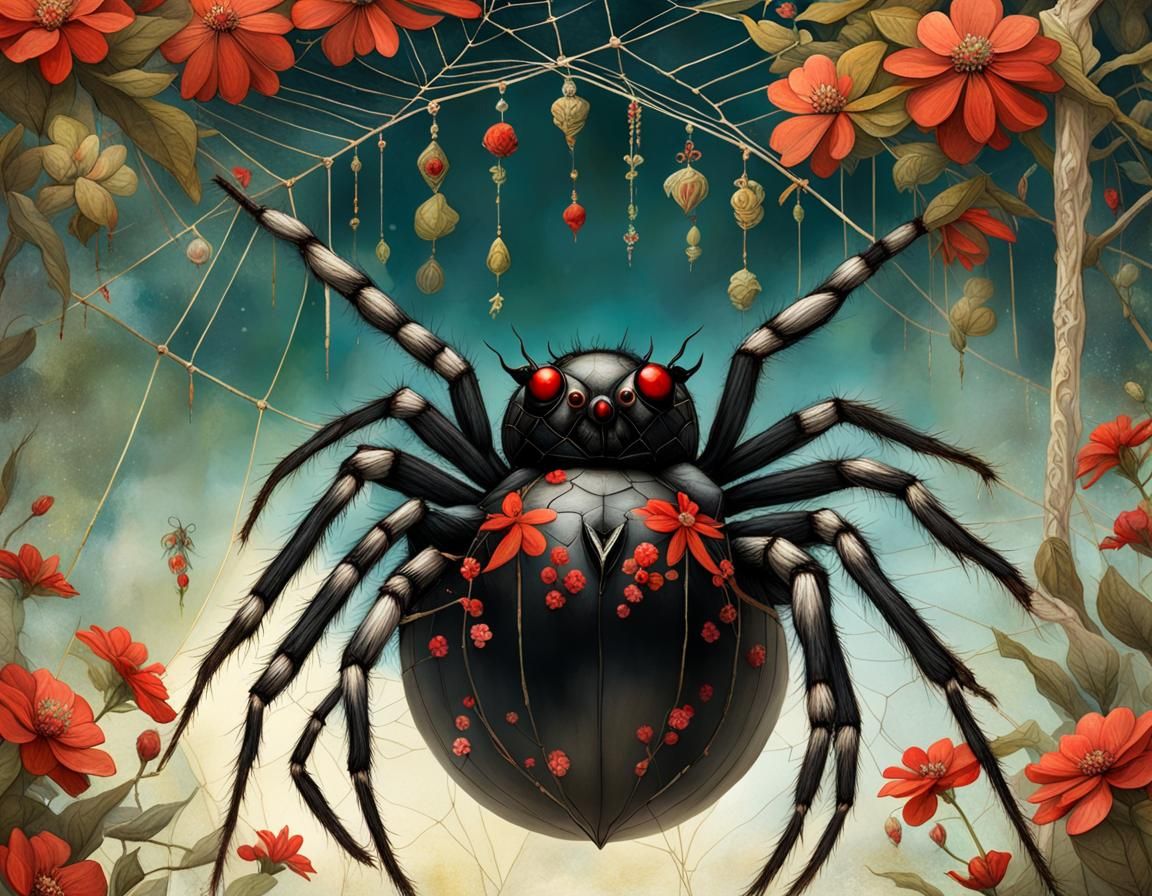 Spider - AI Generated Artwork - NightCafe Creator