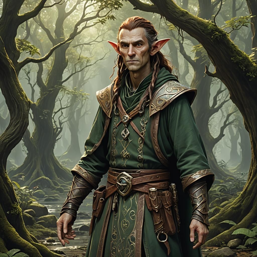 wood-elf wizard - AI Generated Artwork - NightCafe Creator
