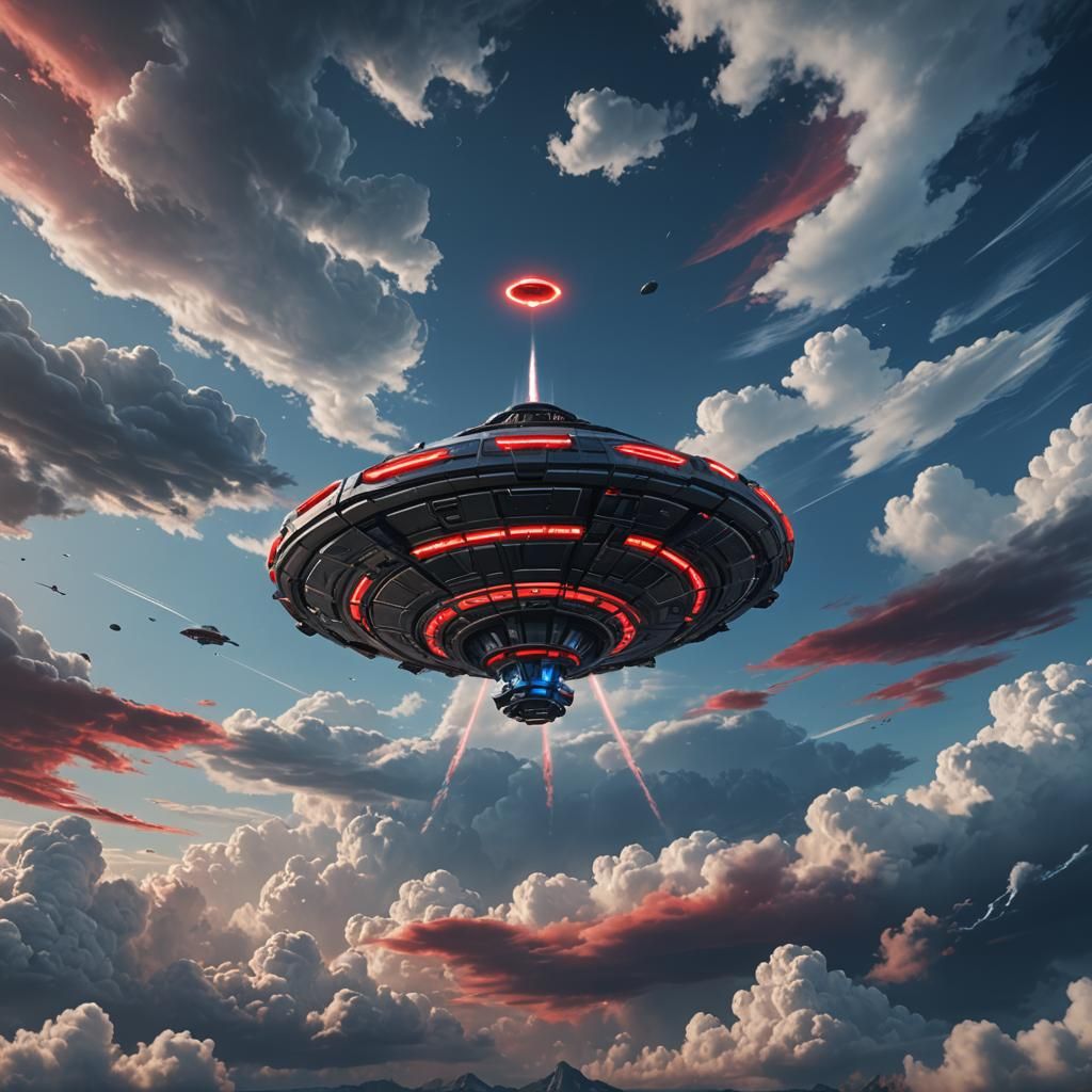 UFO - AI Generated Artwork - NightCafe Creator