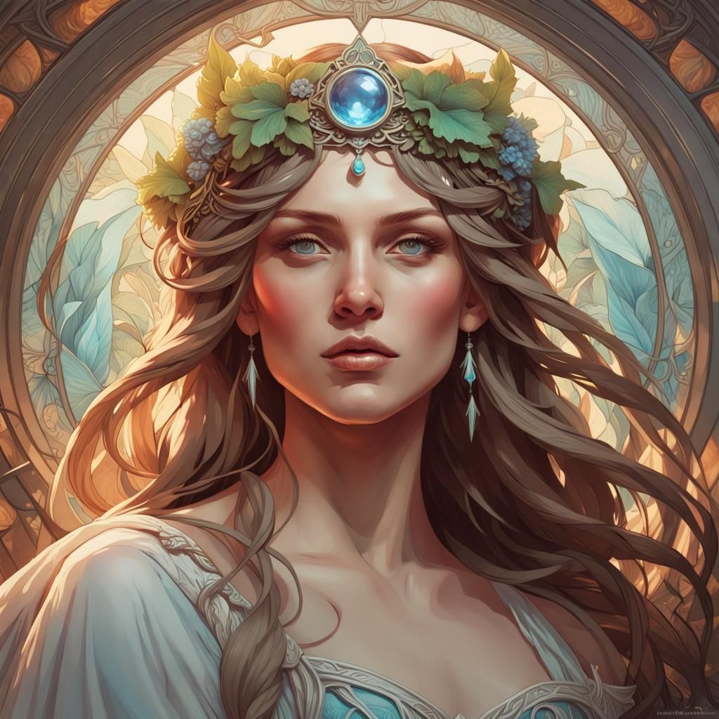 Slavic Princess - AI Generated Artwork - NightCafe Creator