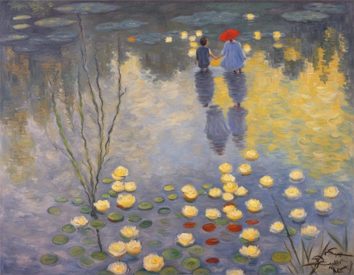 replicate in oil painting by monet - AI Generated Artwork - NightCafe ...