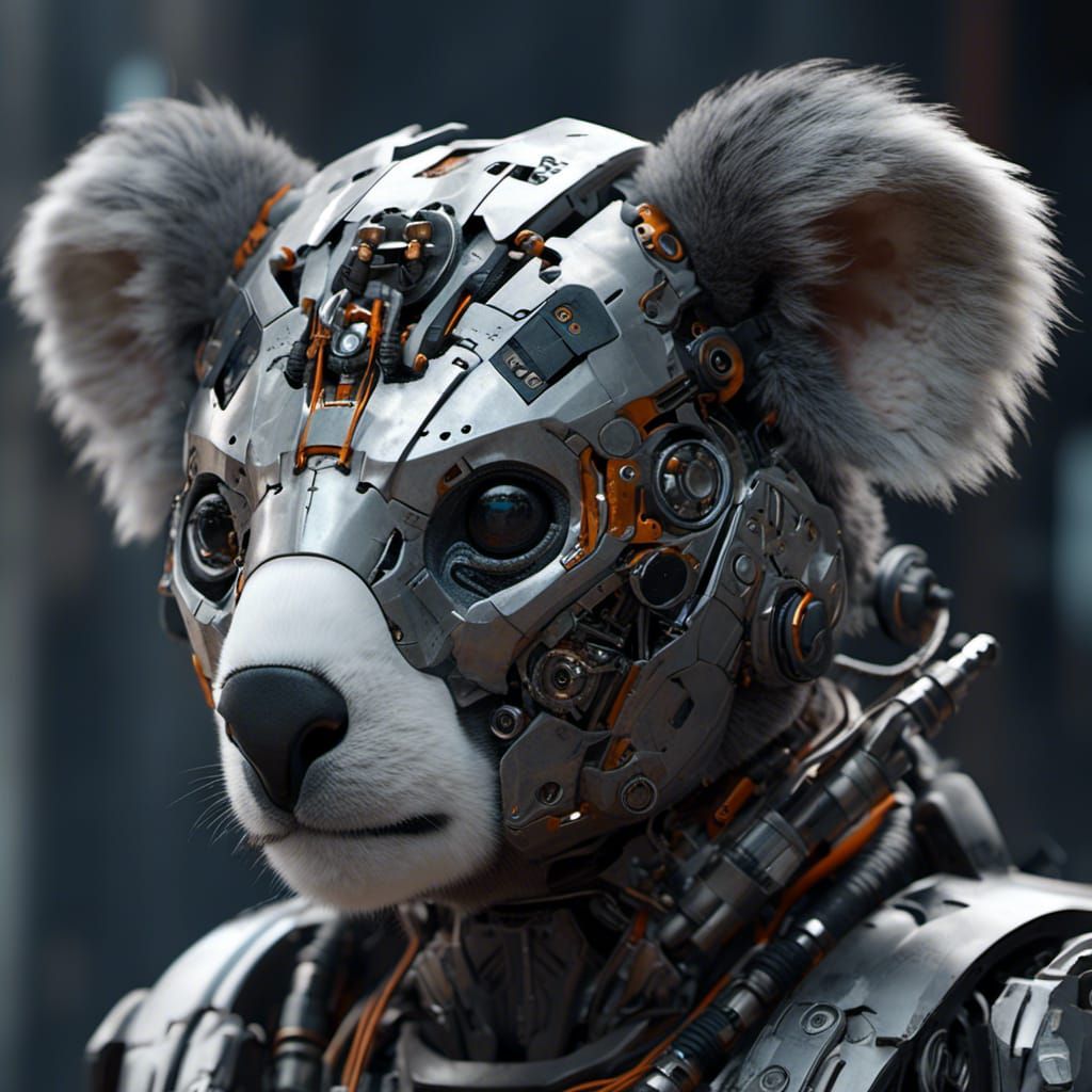 Koala Mecha - AI Generated Artwork - NightCafe Creator