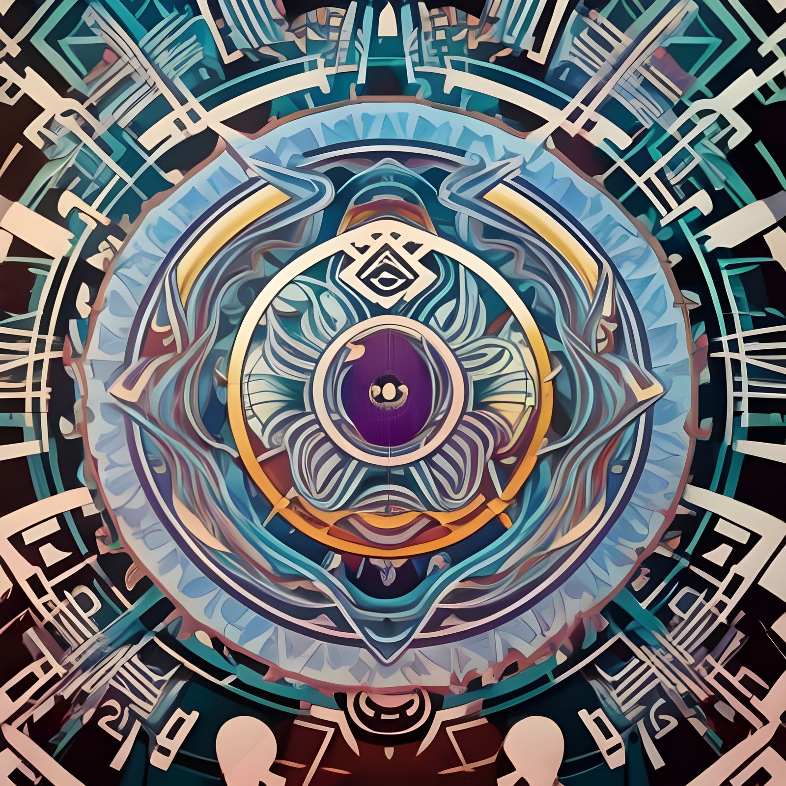 Abstract geometric 07sep23 - AI Generated Artwork - NightCafe Creator