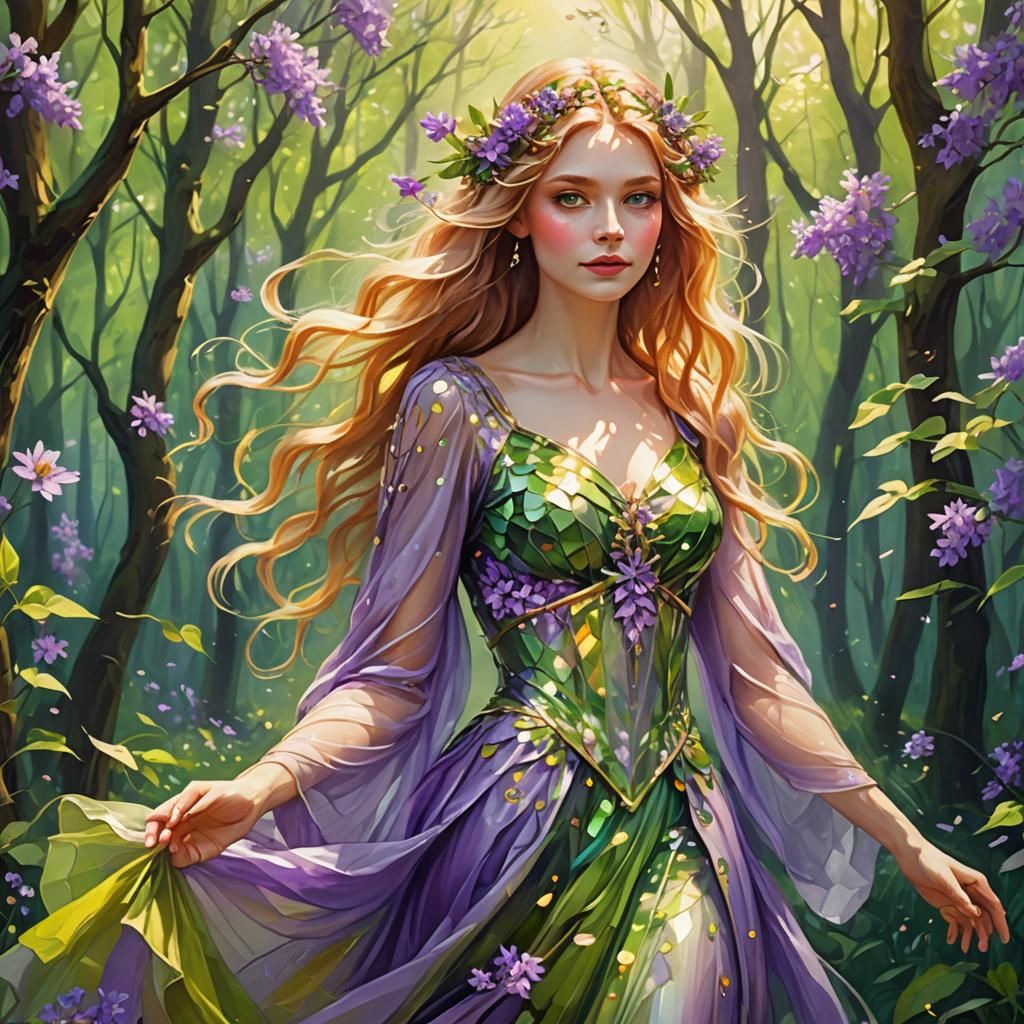 spring nymph 4 - AI Generated Artwork - NightCafe Creator