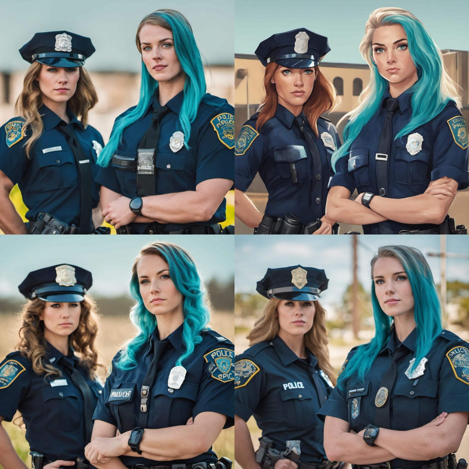 High-quality book cover image of Police Officers Ariel Bellingham and ...