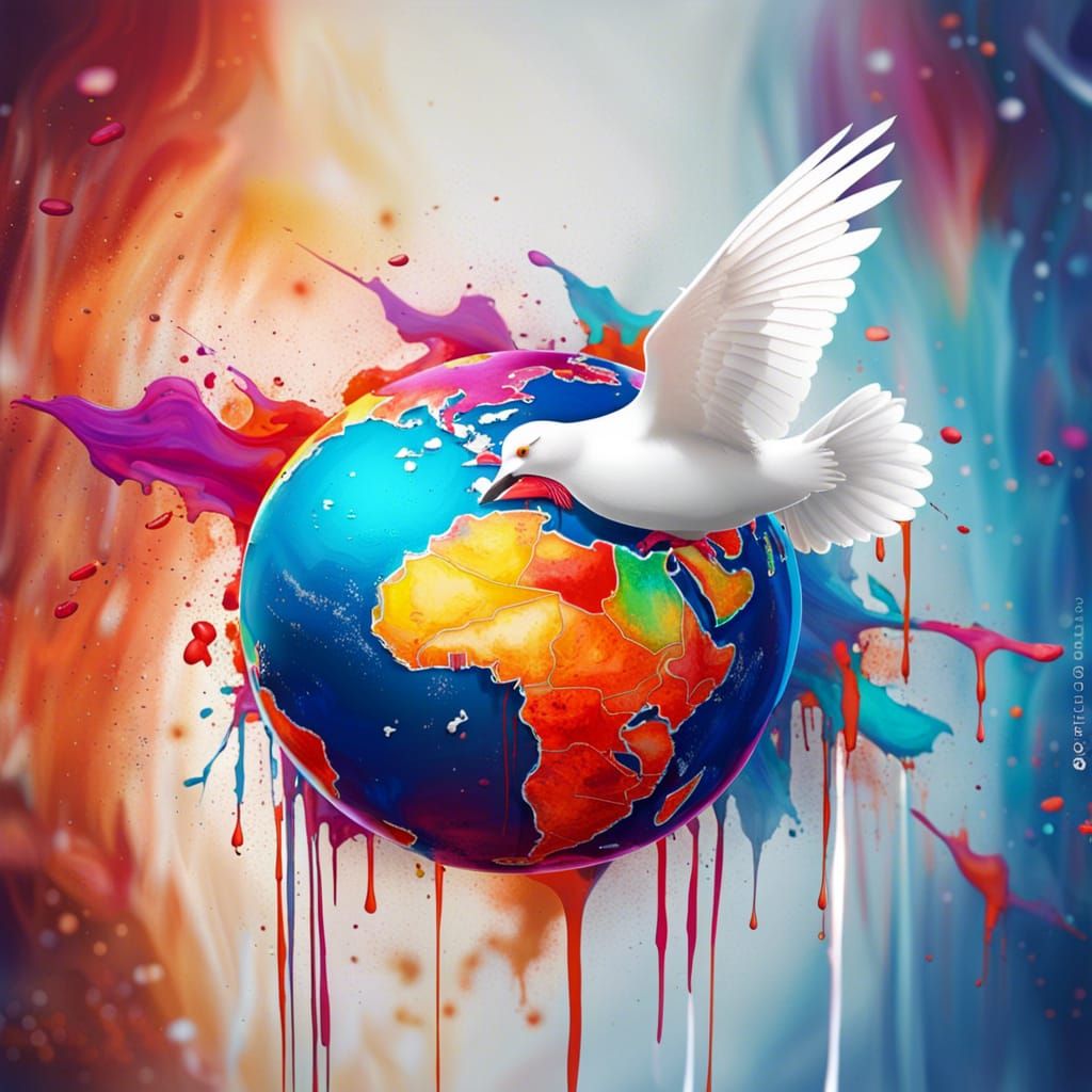 A World of Peace - AI Generated Artwork - NightCafe Creator