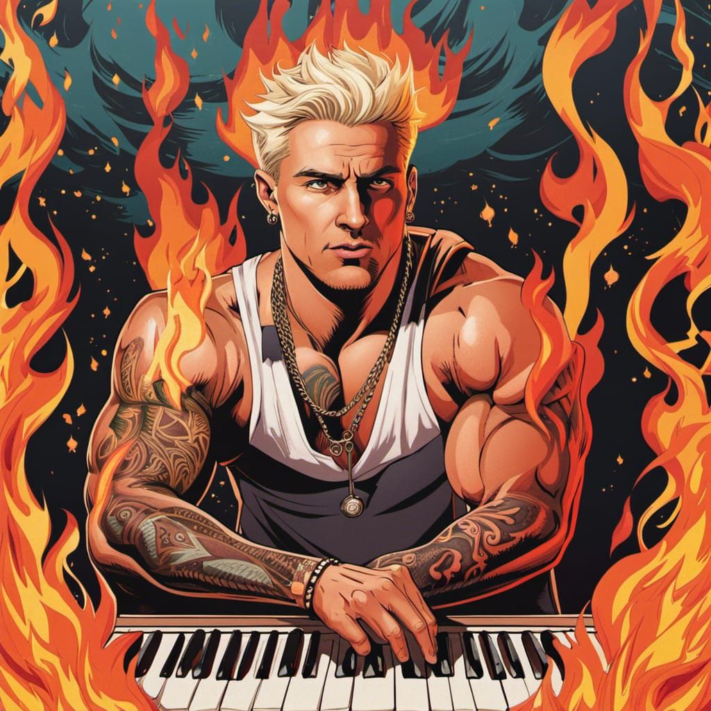 Heavy Metal Man 21 - AI Generated Artwork - NightCafe Creator