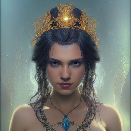 Water queen - AI Generated Artwork - NightCafe Creator