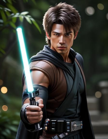 Jedi Knight - AI Generated Artwork - NightCafe Creator