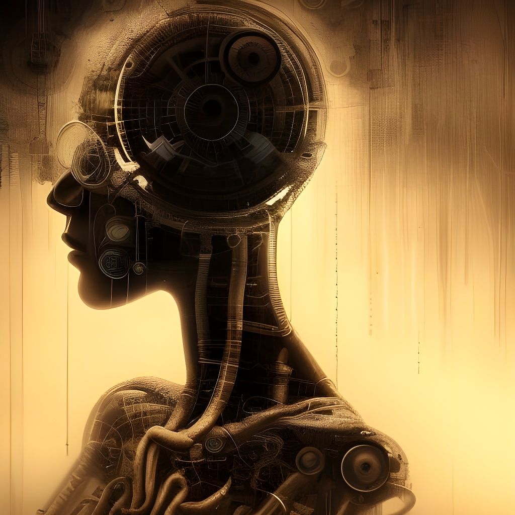 Steampunk Profile - AI Generated Artwork - NightCafe Creator