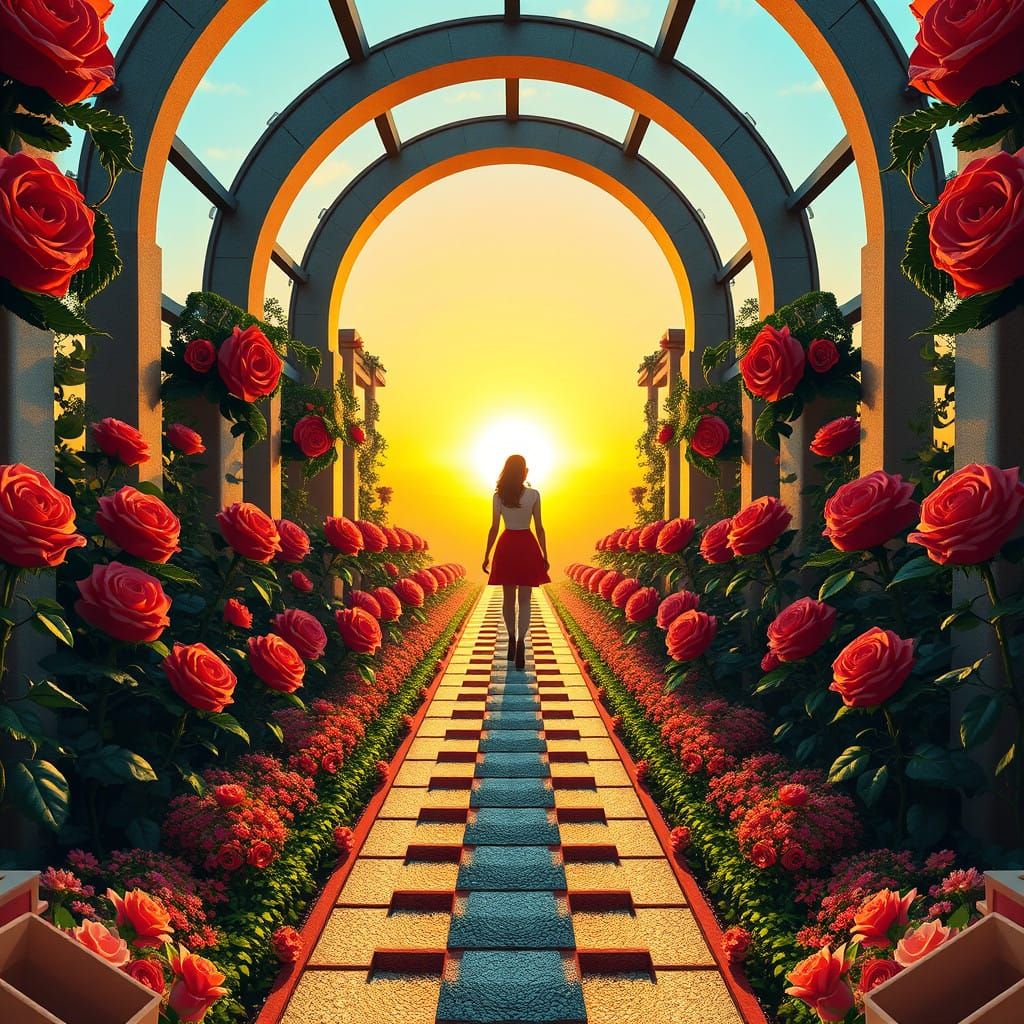 The Rose Garden 3.0. - Mathematical Rose Garden in Triadic C...