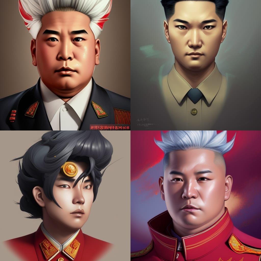 Kin jong un but anime - AI Generated Artwork - NightCafe Creator