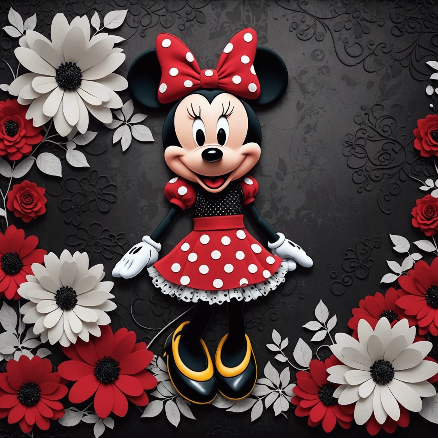 minnie mouse - AI Generated Artwork - NightCafe Creator