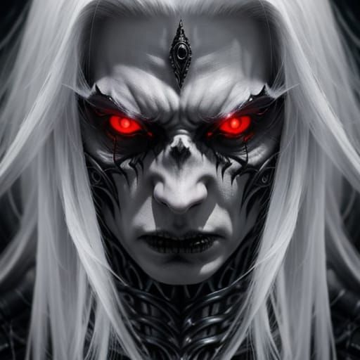 Sinister Demon in Crystal Ball Photography Style - AI Art