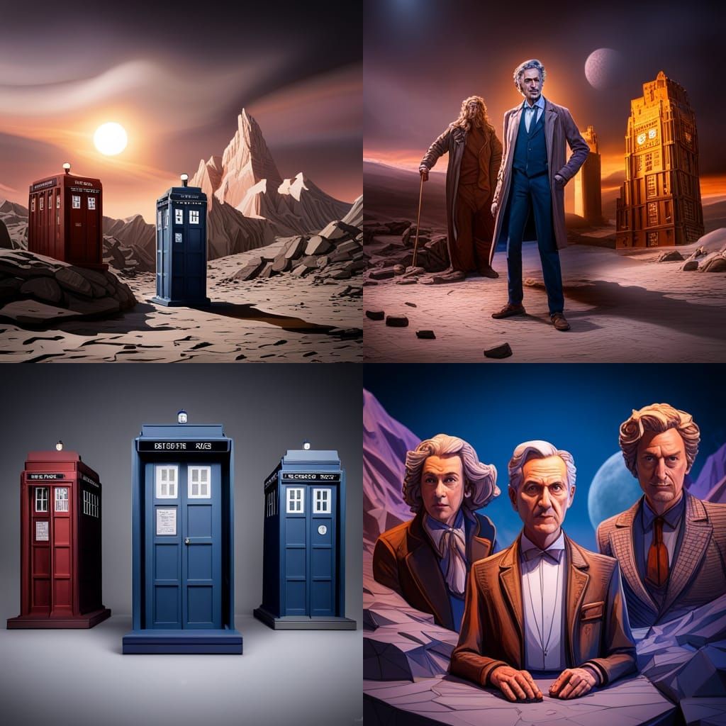 #doctorwho #drwho - Paper Sculptures of the Doctor and his companions ...