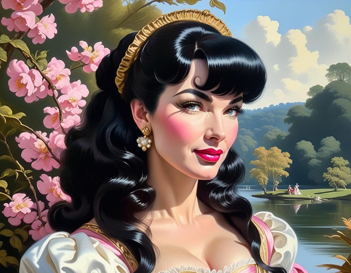 Gorgeous Betty Bombshell. - AI Generated Artwork - NightCafe Creator