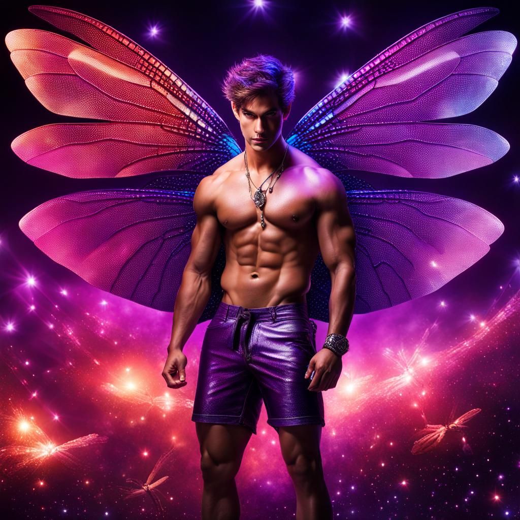 Purple Fae 231031D - AI Generated Artwork - NightCafe Creator