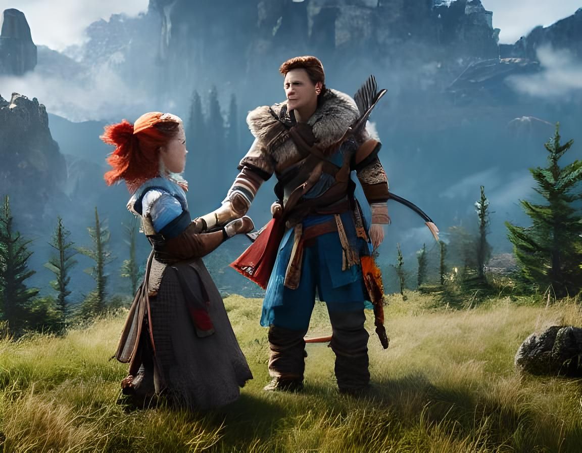 photograph 4k hdr of real life aloy smoking holding a falcon cosplay ...