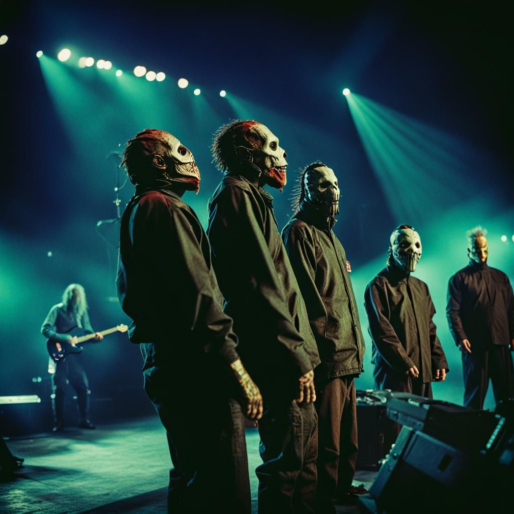 Slipknot stage - AI Generated Artwork - NightCafe Creator