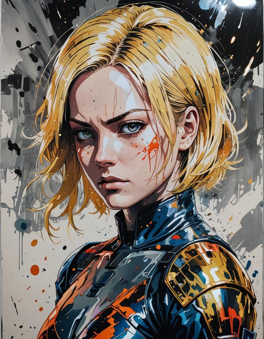 Android 18 - AI Generated Artwork - NightCafe Creator