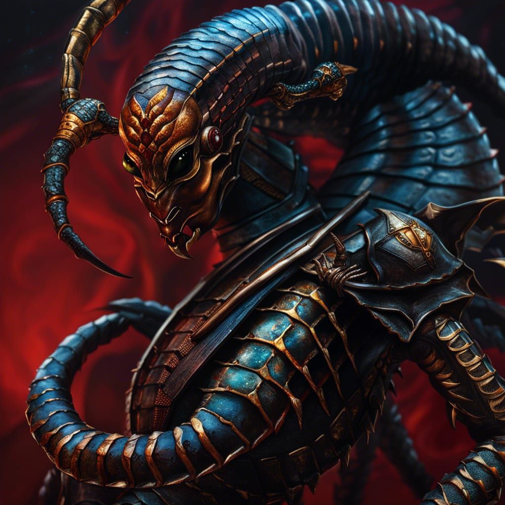 Scorpion Alien Creature - AI Generated Artwork - NightCafe Creator