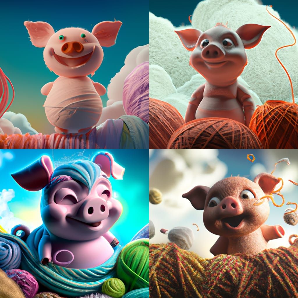 BABY PIG - AI Generated Artwork - NightCafe Creator