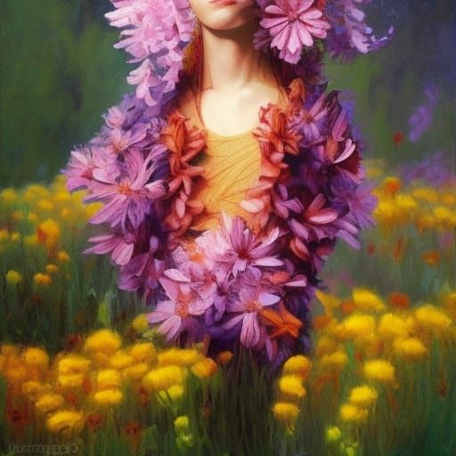 human flower - AI Generated Artwork - NightCafe Creator