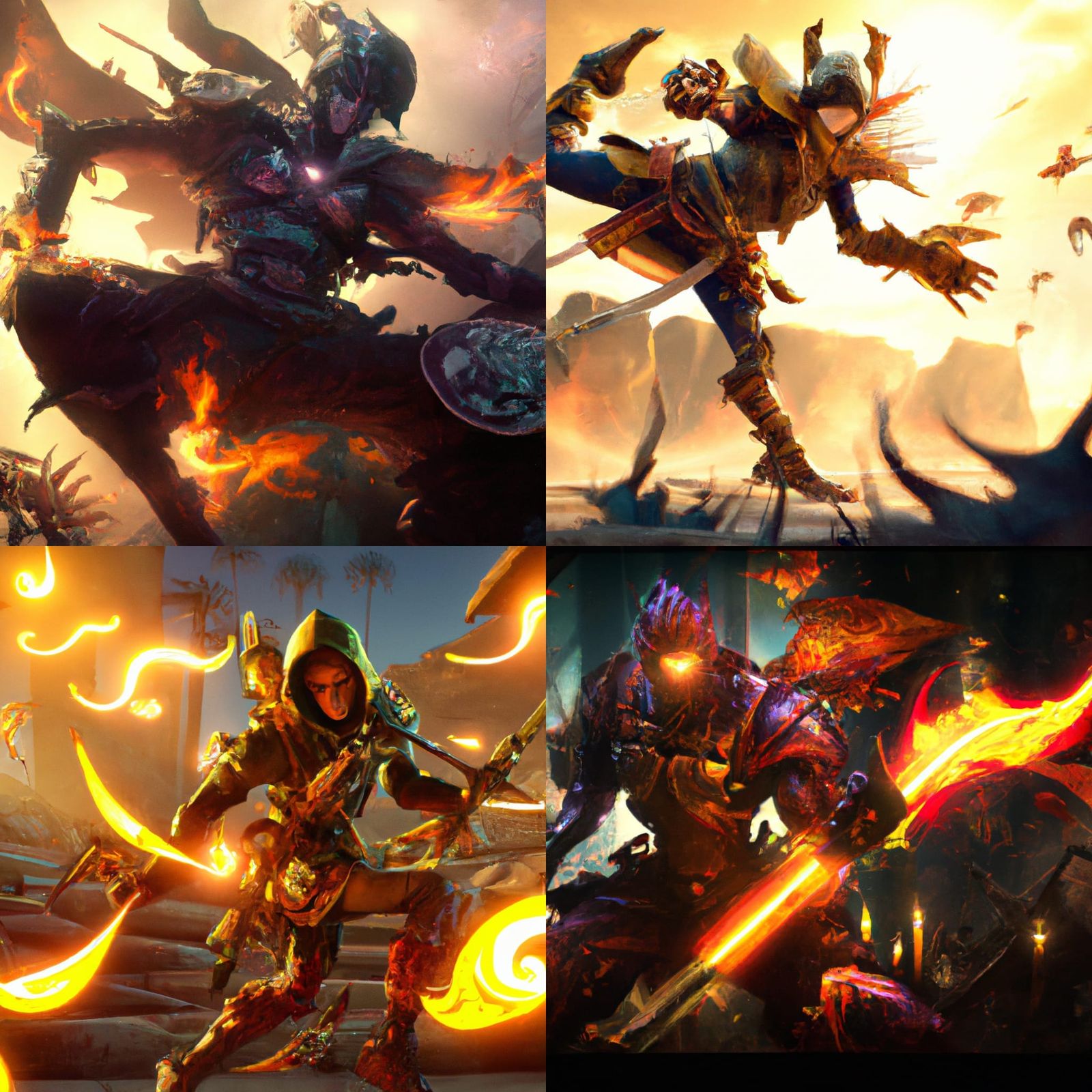 Flame ninja assassin a masterpiece, 8k resolution, dark fantasy concept ...