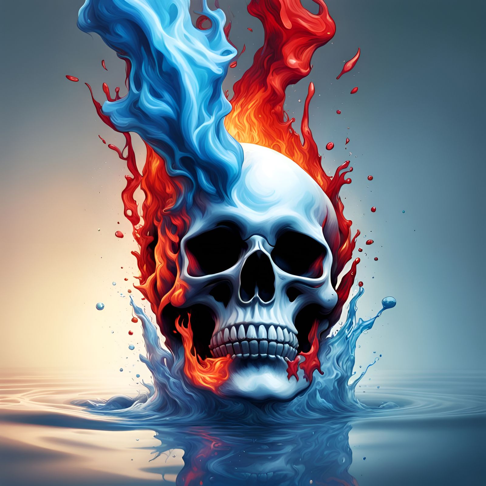 skull - AI Generated Artwork - NightCafe Creator