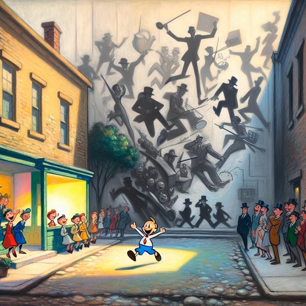 Keith Haring Edward Hopper and myself!!