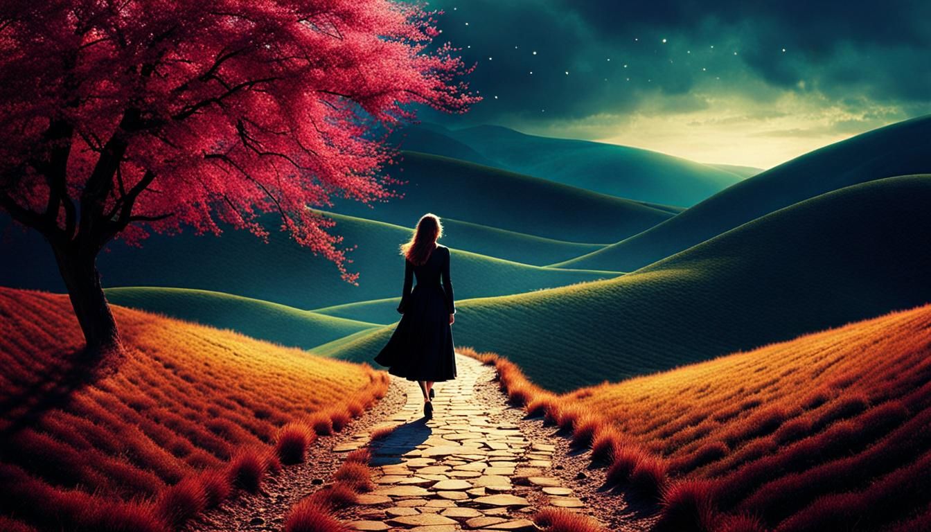 Along the Path - AI Generated Artwork - NightCafe Creator